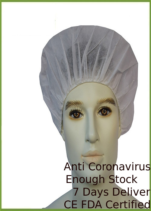 18'' 21'' 24'' Disposable Hair Cover , Disposable Nurse Cap Economic ...