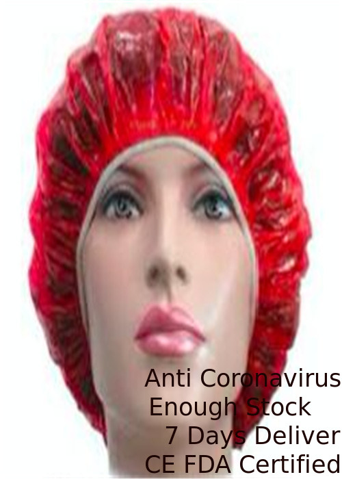 PE Strip Round Plastic Head Cover Transparent Wide Application Hygienic ...