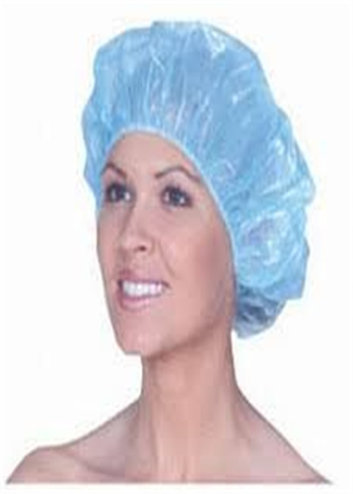 Long Hair Disposable Head Cover Easy Fit Hospital Consumbles Blue Color ...